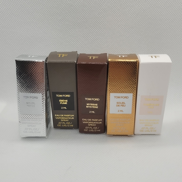 Tom Ford | Other | Tom Ford Perfume 5 Piece Sample Set | Poshmark